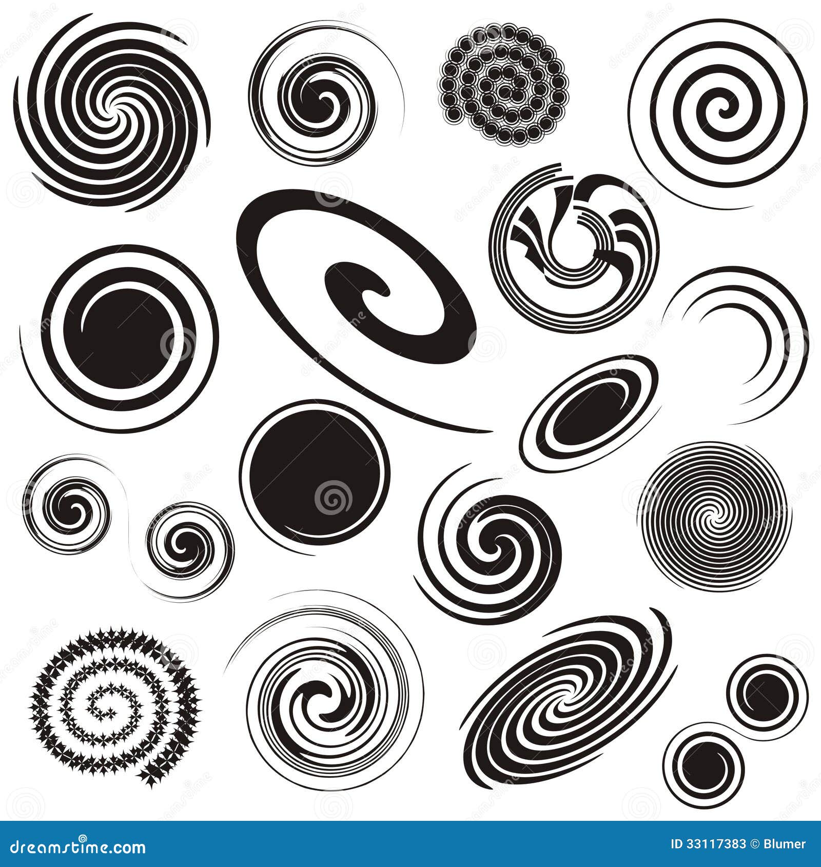 Spirals stock vector. Illustration of icon, creative - 33117383