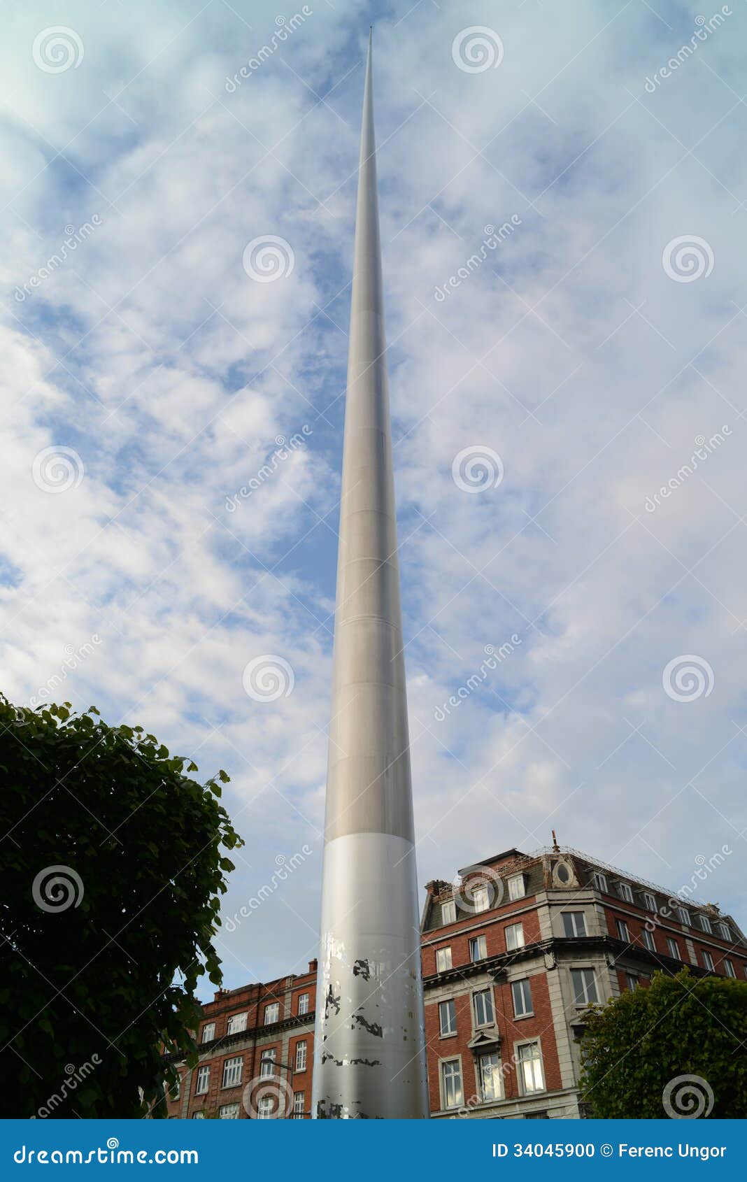 Spire, Dublin editorial image. Image of tower, summer - 34045900