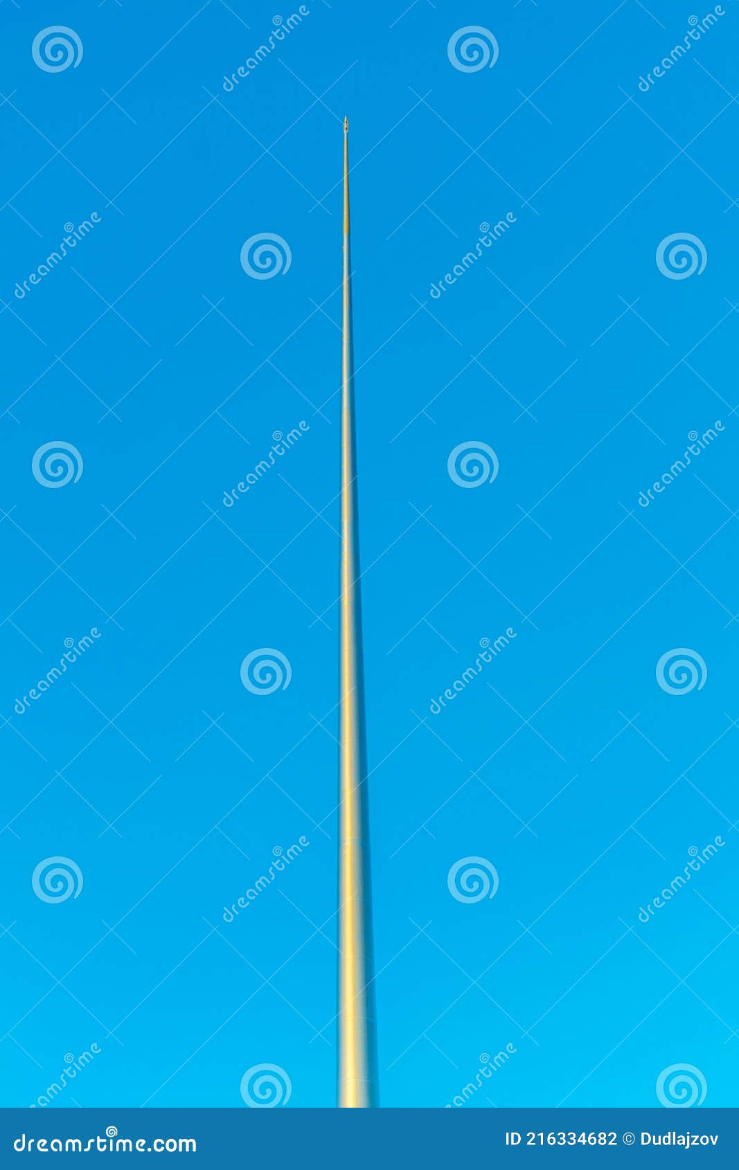 The Spire Monument in the Central Dublin, Ireland Stock Photo - Image ...