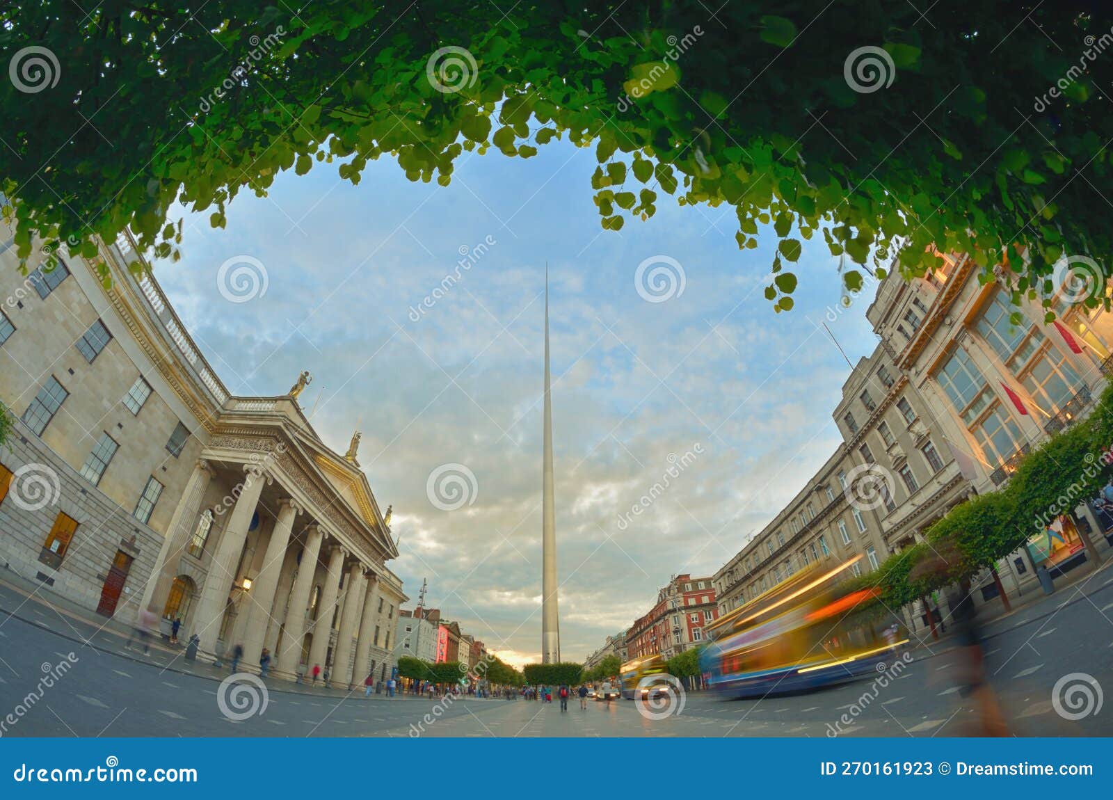 Spire Symbol in Dublin, Ireland Stock Image - Image of spire, vertical ...