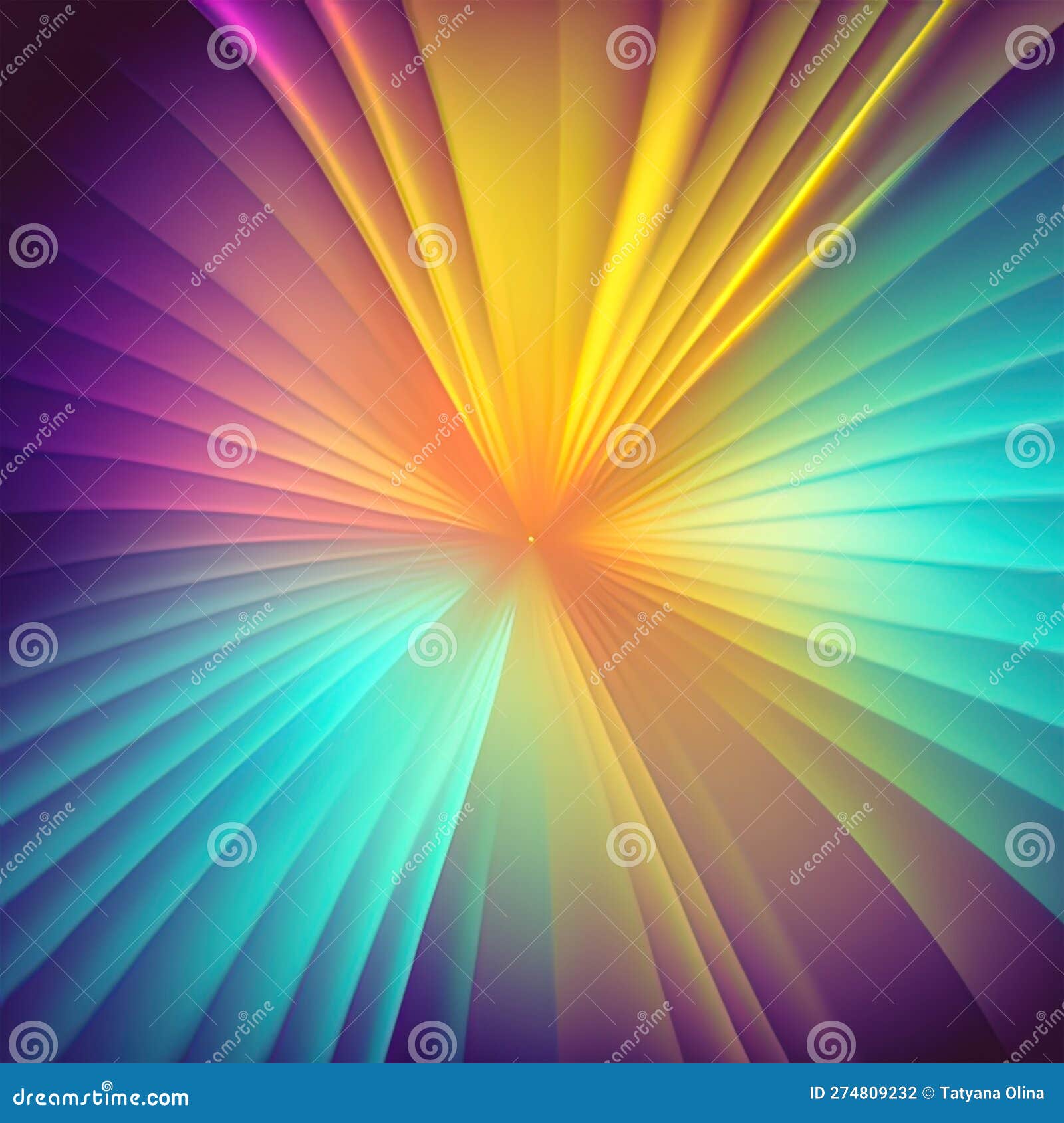 Spired Groovy Sunny Gradient Blur Background Stock Illustration ...