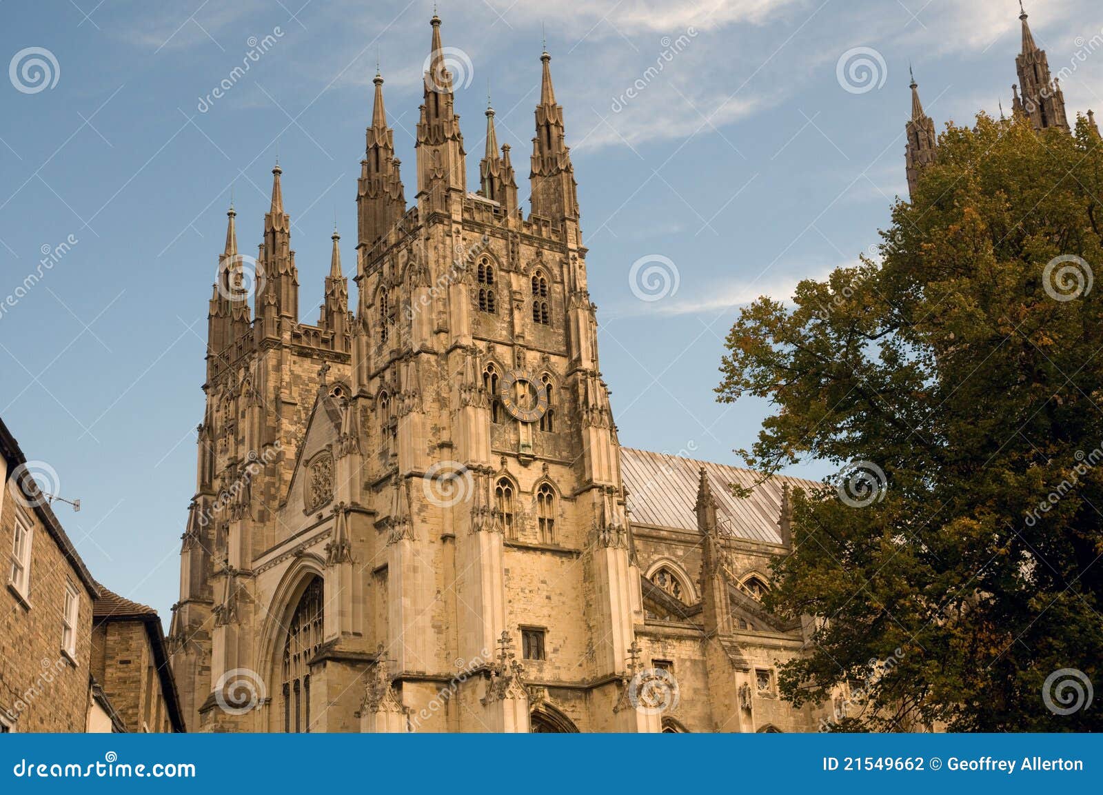 Spires of canterbury stock photo. Image of spires, religion - 21549662