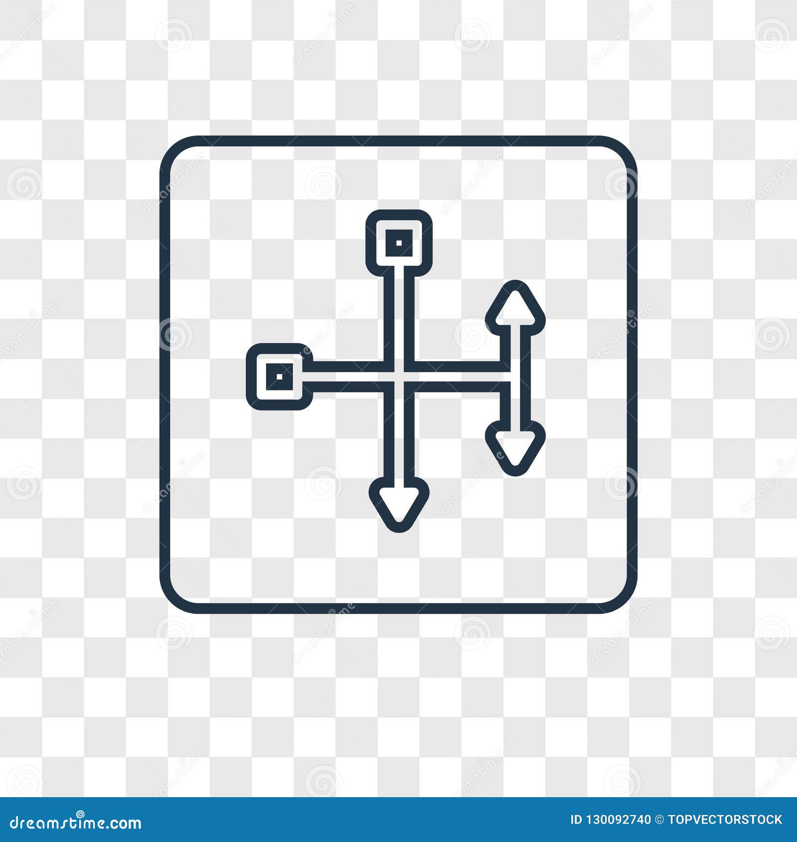 Spirit Concept Vector Linear Icon Isolated on Transparent Background ...