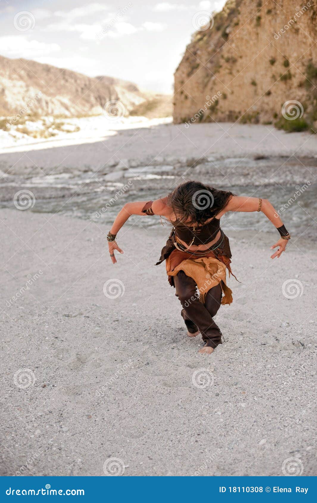 Spirit Dancer Shaman Woman stock photo. Image of native - 18110308