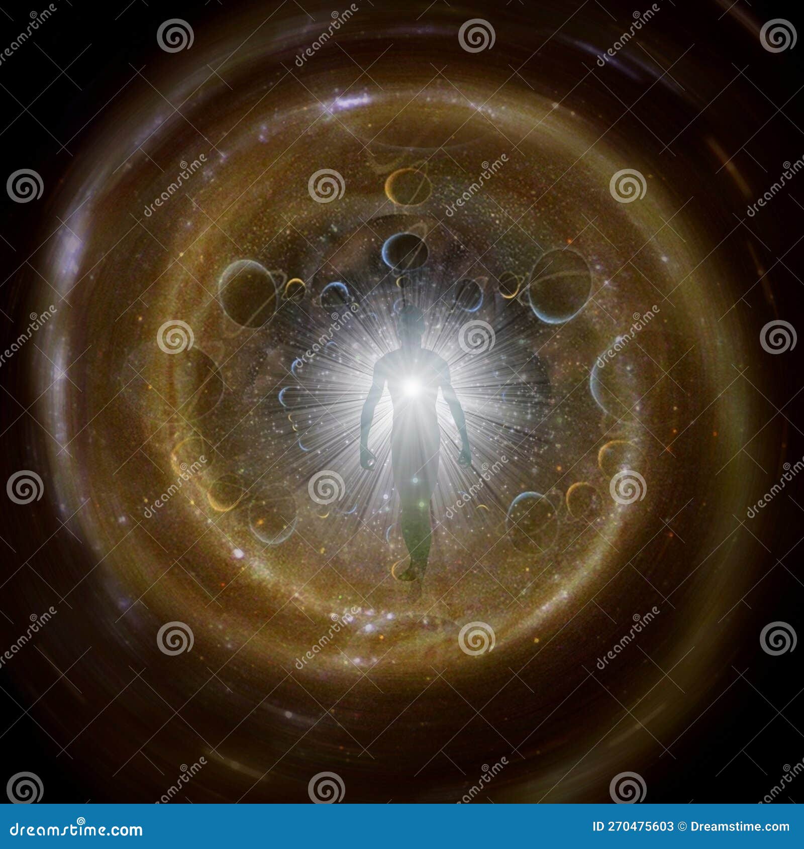 Spirit of Eternity stock image. Image of cosmos, path - 270475603