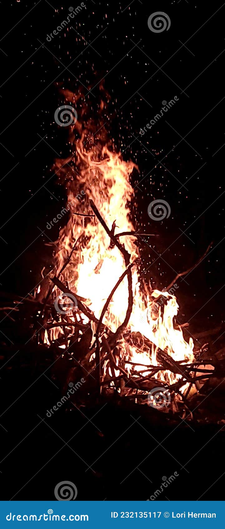 Spirit of a fire sprite stock image. Image of summer - 232135117