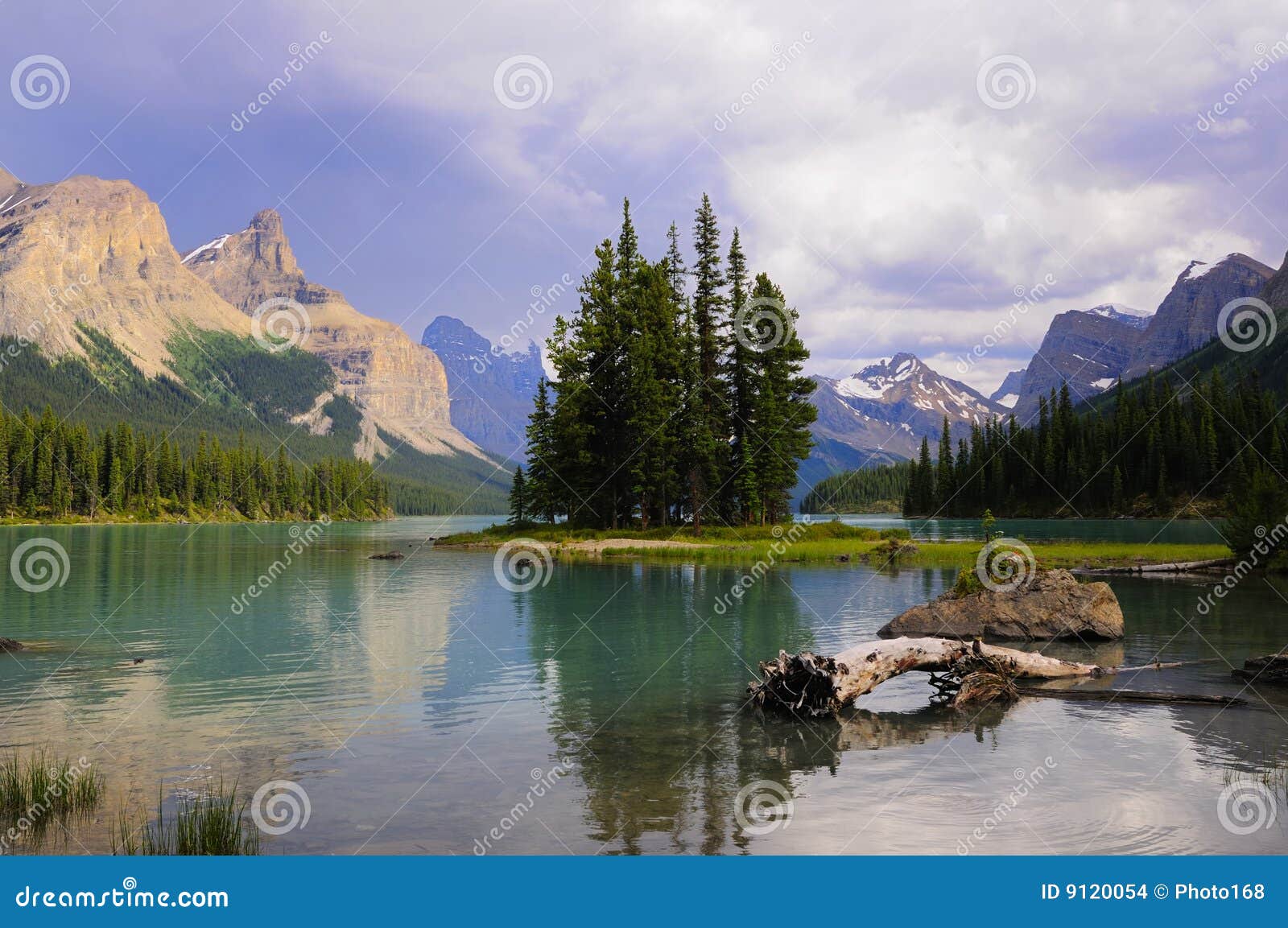 Spirit island stock photo. Image of wonder, range, mountain - 9120054