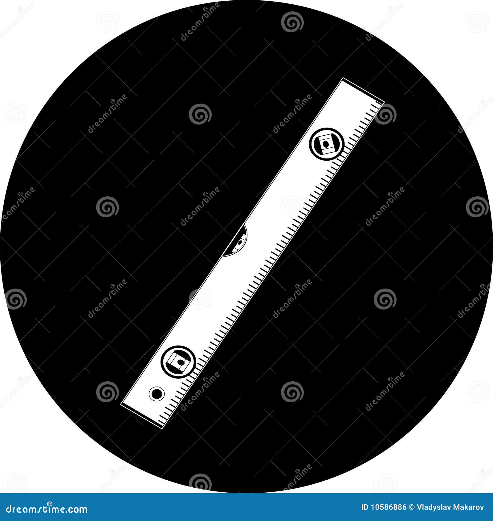 Spirit Level Clipart Vector Black Outline Drawing | CartoonDealer.com ...