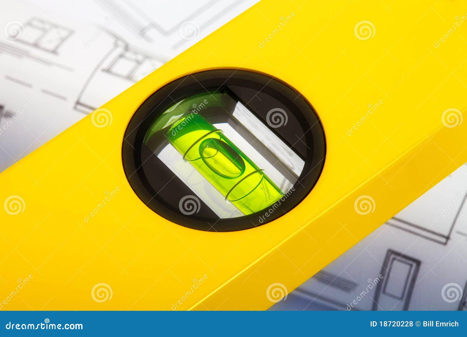 Spirit level stock photo. Image of engineering, plan - 18720228