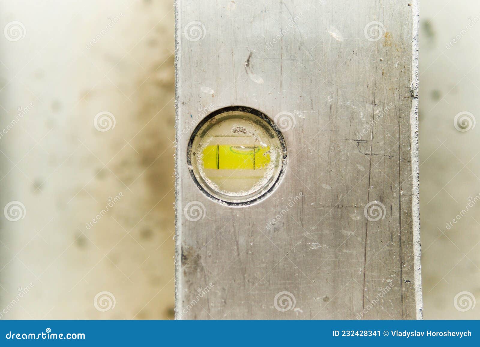 Spirit Level Leveled Leveler, Check Horizon Evenness Stock Image ...