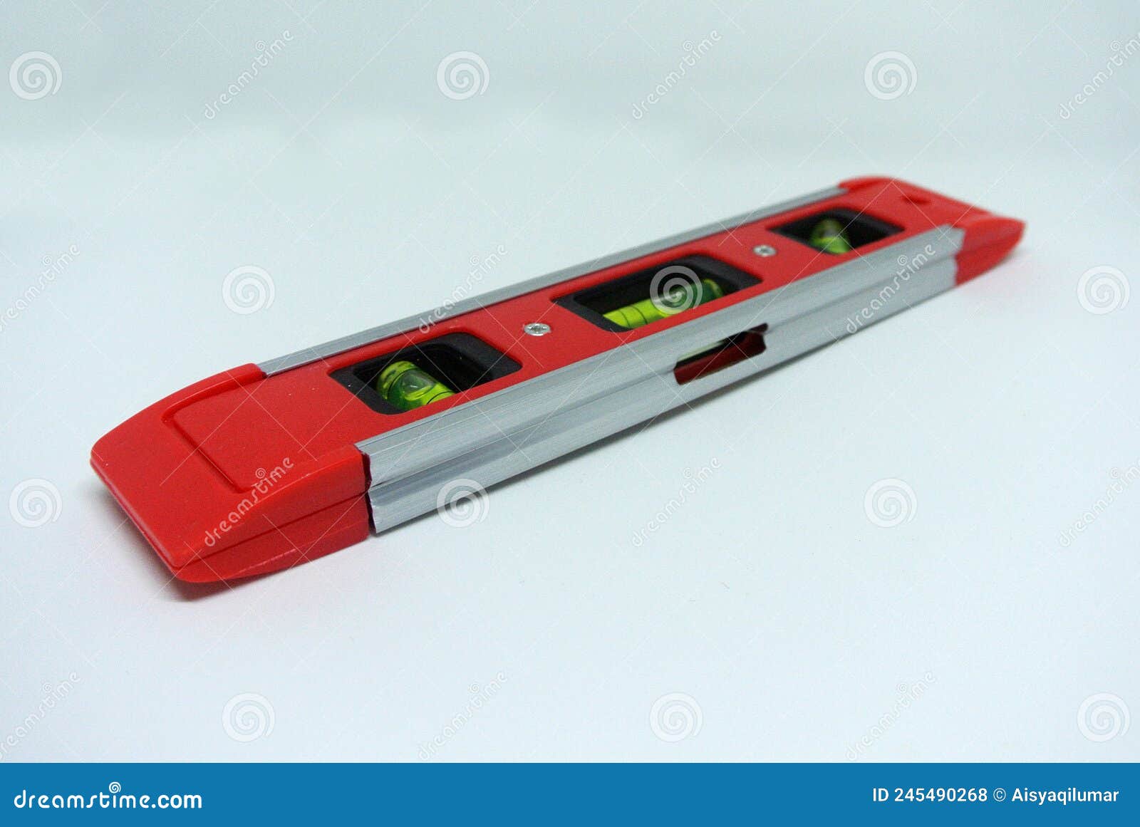 Spirit Level Tool for Carpenter of Contractor To Determine Object ...