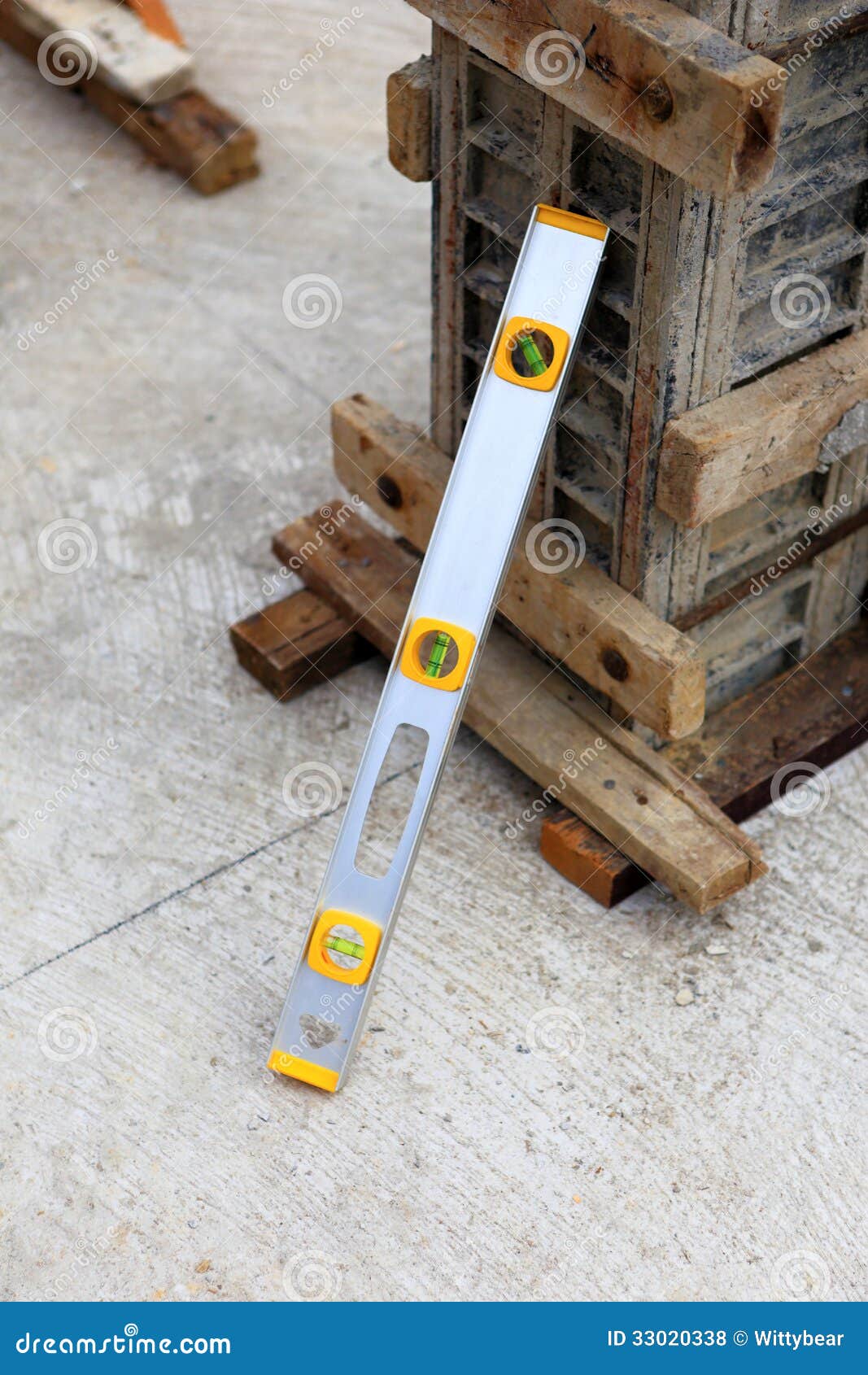 Spirit Level Using or Home Construction Stock Photo - Image of house ...