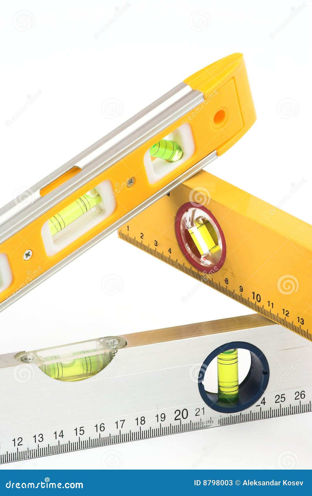 Spirit levels stock image. Image of measurement, measure - 8798003