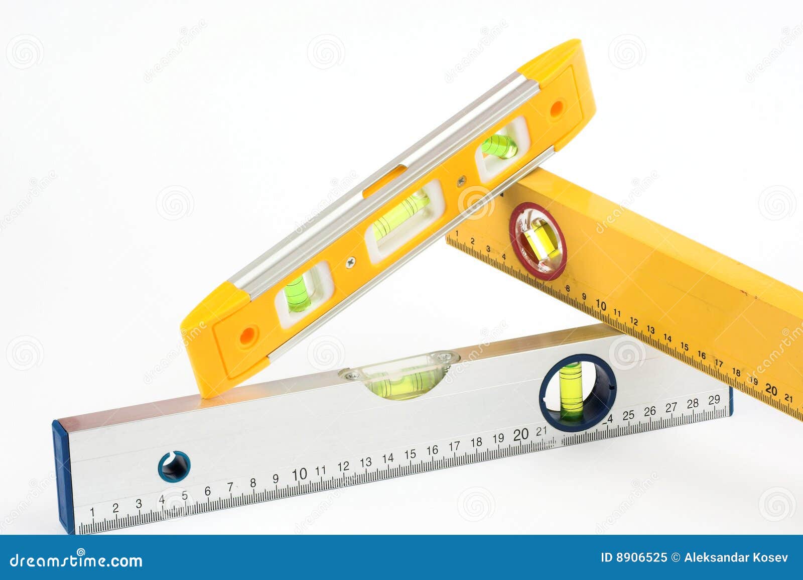 Spirit levels stock image. Image of measurement, equipment - 8906525