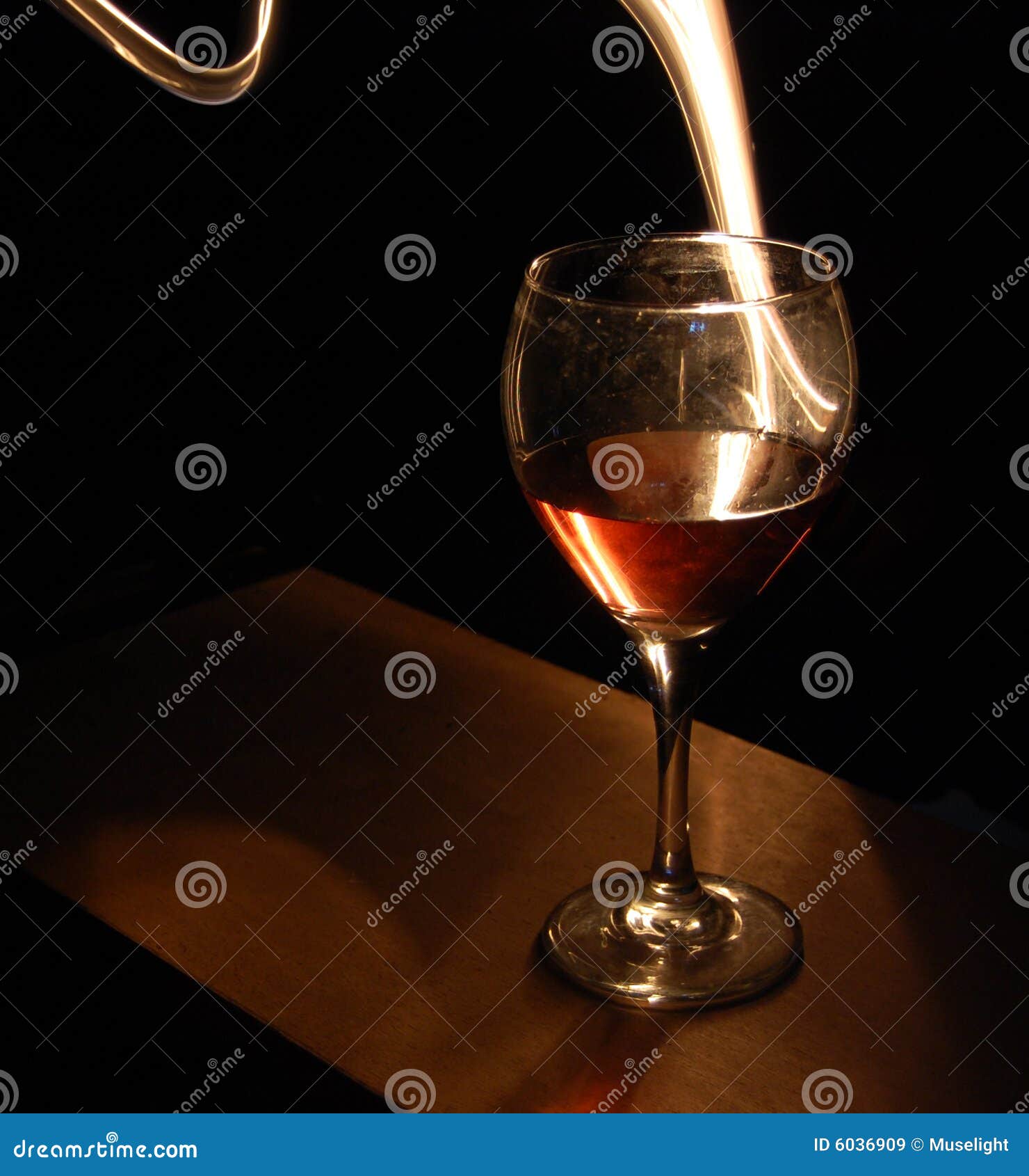 Spirit of the Wine Glass stock image. Image of painting - 6036909