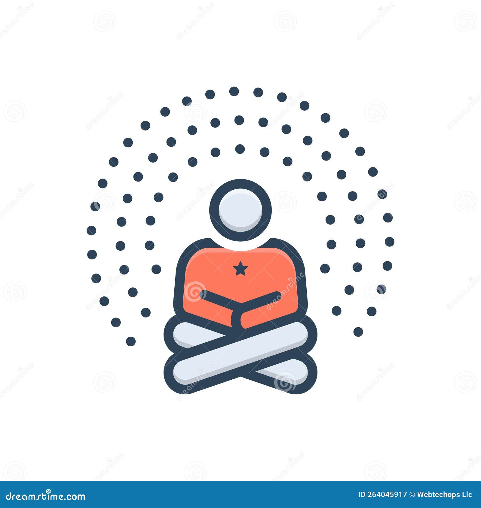 Color Illustration Icon for Spirits, Psyche and Serenity Stock Vector ...