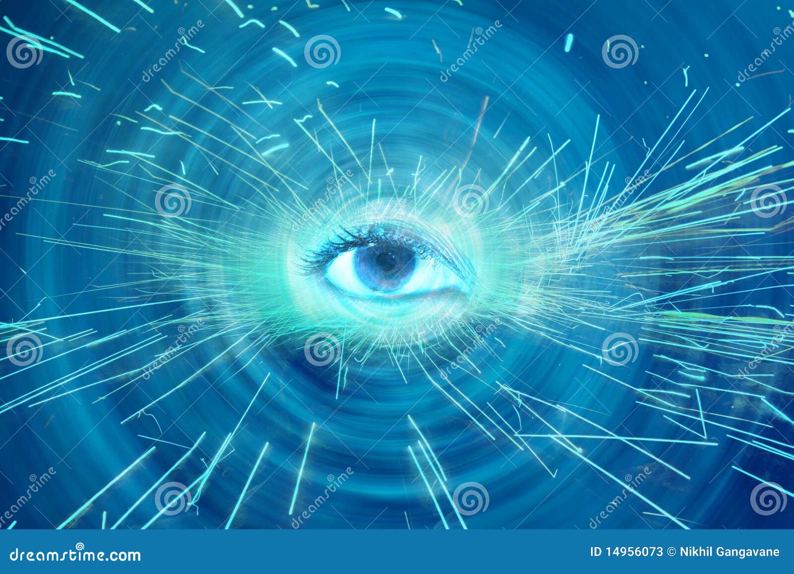 Spiritual Eye stock illustration. Illustration of power - 14956073