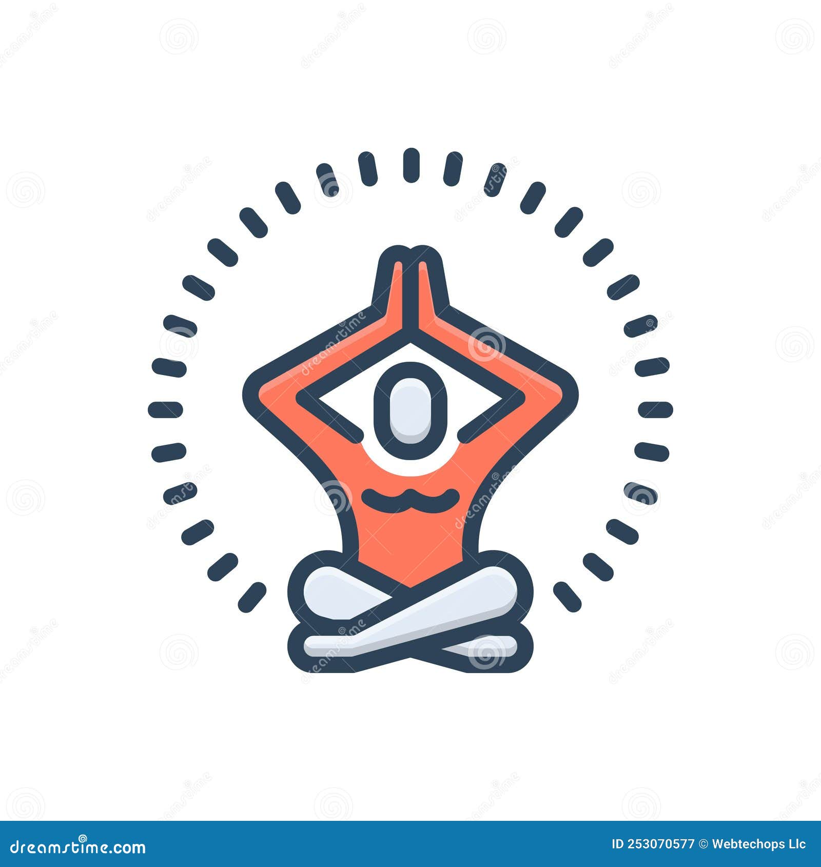 Color Illustration Icon for Spiritual, Metaphysical and Spiritual Stock ...