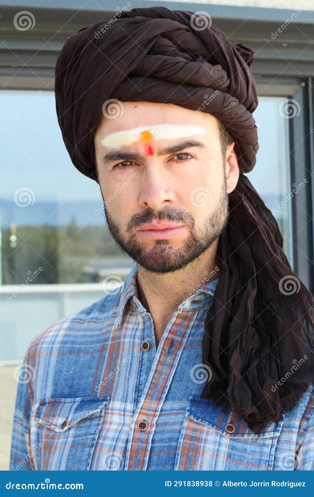 Spiritual Man with the Third Eye Open Stock Photo - Image of eyes ...