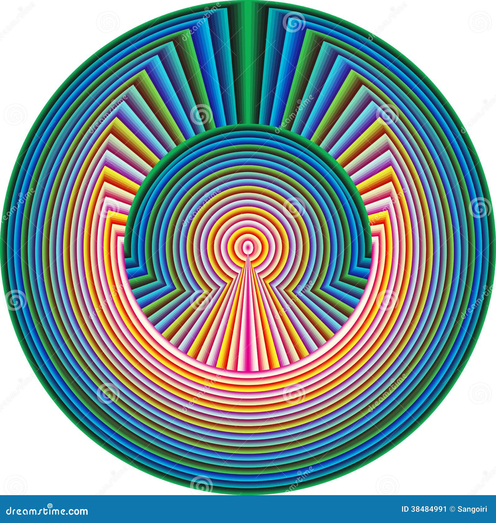 Spiritual Pattern stock illustration. Illustration of colorful - 38484991