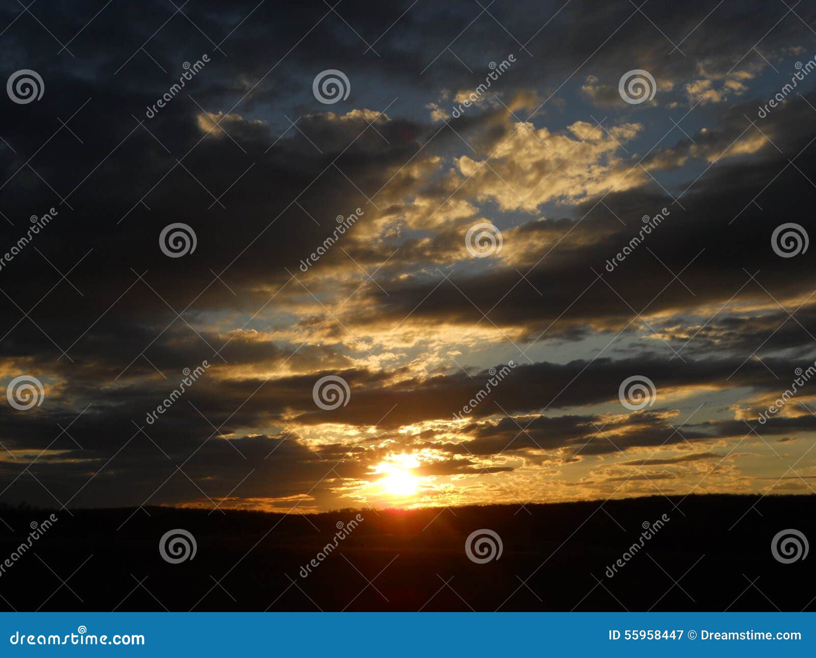 Spiritual sunset stock image. Image of nature, skies - 55958447