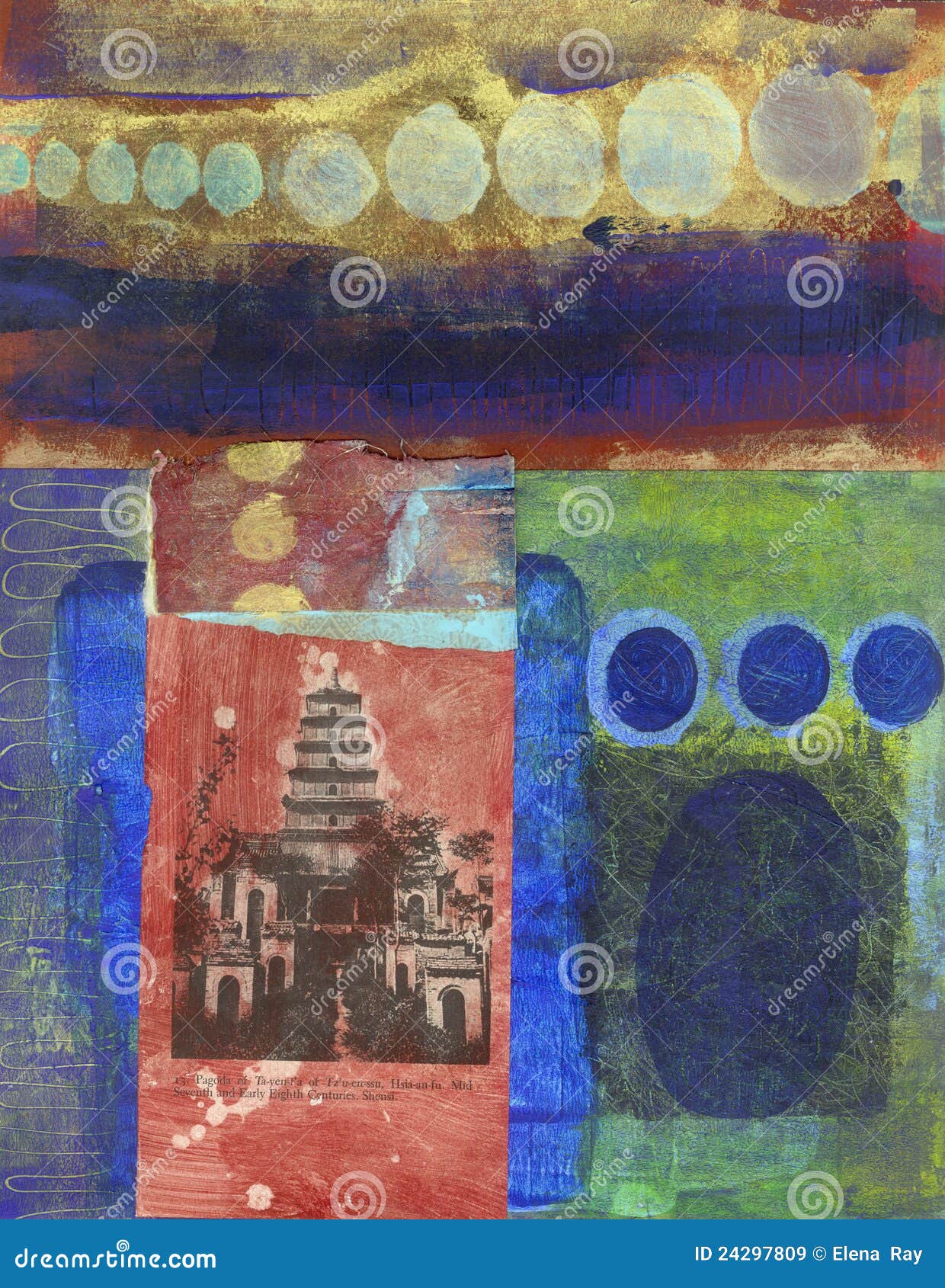 Spiritual Temple stock illustration. Illustration of buddhist - 24297809
