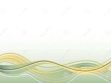 Spiritual wave yellow stock illustration. Illustration of decoration ...