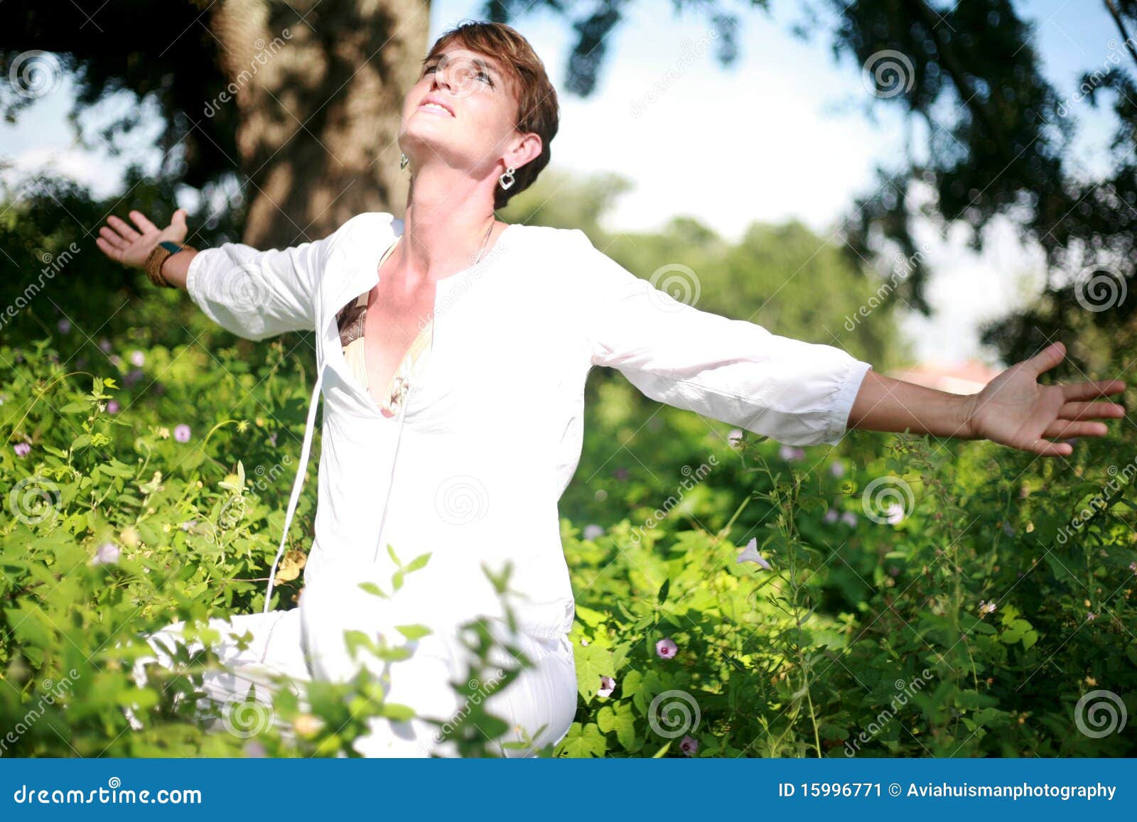 Spiritual Woman stock image. Image of attractive, health - 15996771