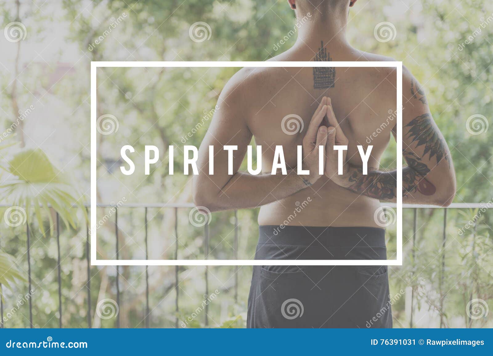 Spirituality Connection Faith Imagination Mindful Concept Stock Image ...