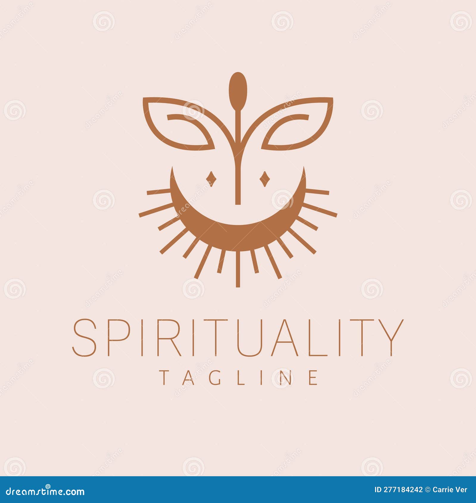 Spirituality Vector Logo Design. Dragonfly and Sacred Geometry Logotype ...