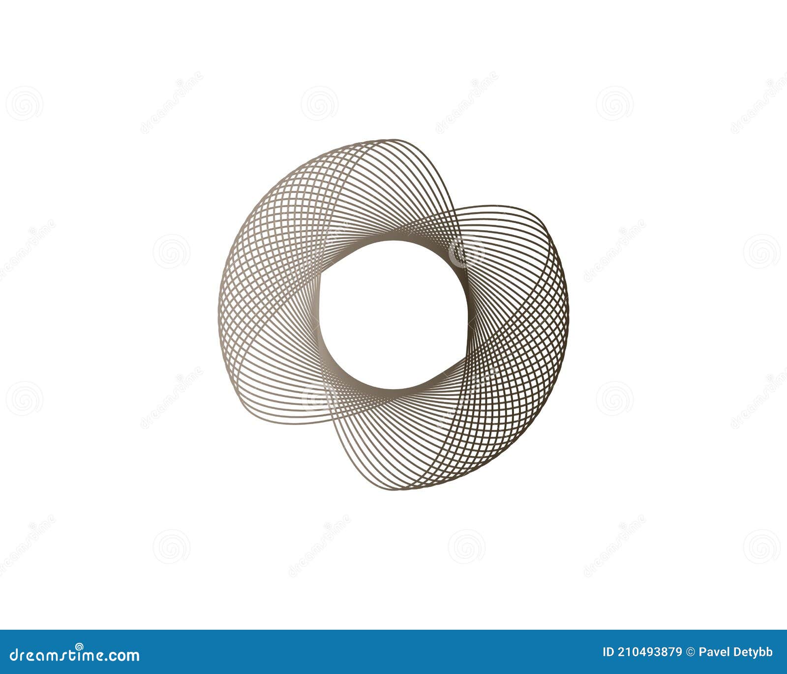 Spirograph Abstract Element on White Background. Vector Illustration ... Spirograph Abstract Element on White Background. Vector Illustration ...