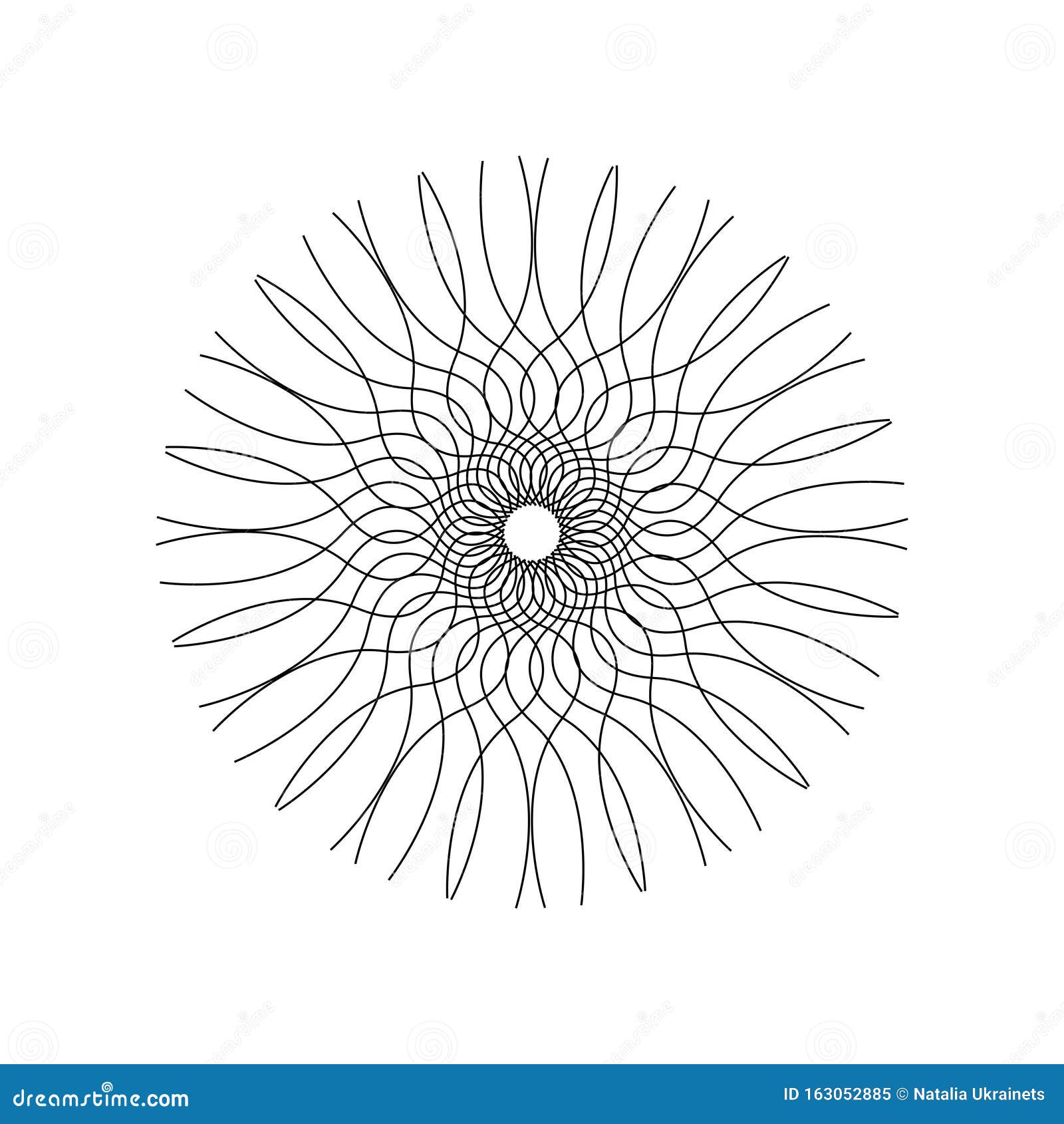 Spirograph pattern element stock vector. Illustration of pattern ...
