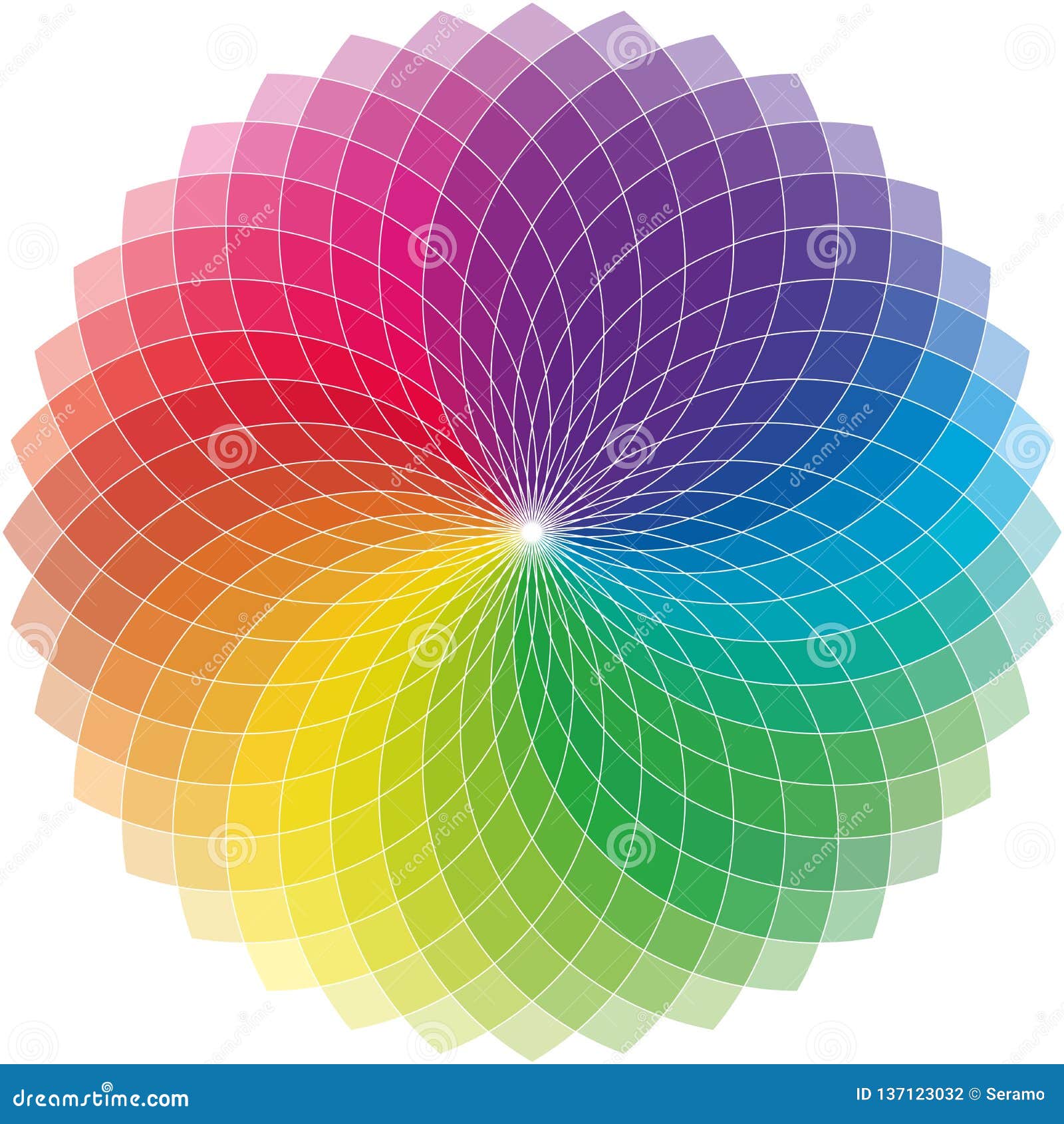 Spirograph pattern stock vector. Illustration of yellow - 137123032