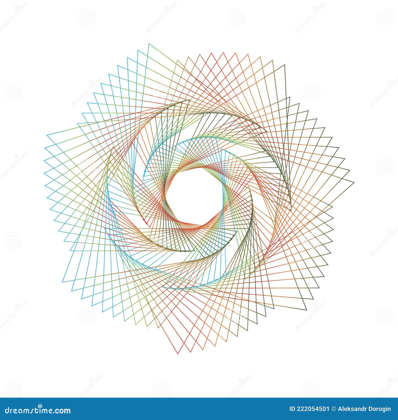 Spirograph Abstract Element Stock Vector - Illustration of abstract ...