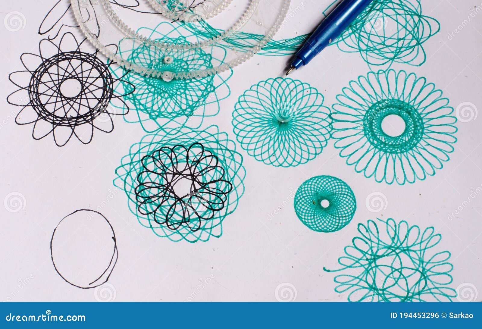 Spirograph Retro Toy Royalty-Free Stock Image | CartoonDealer.com ...