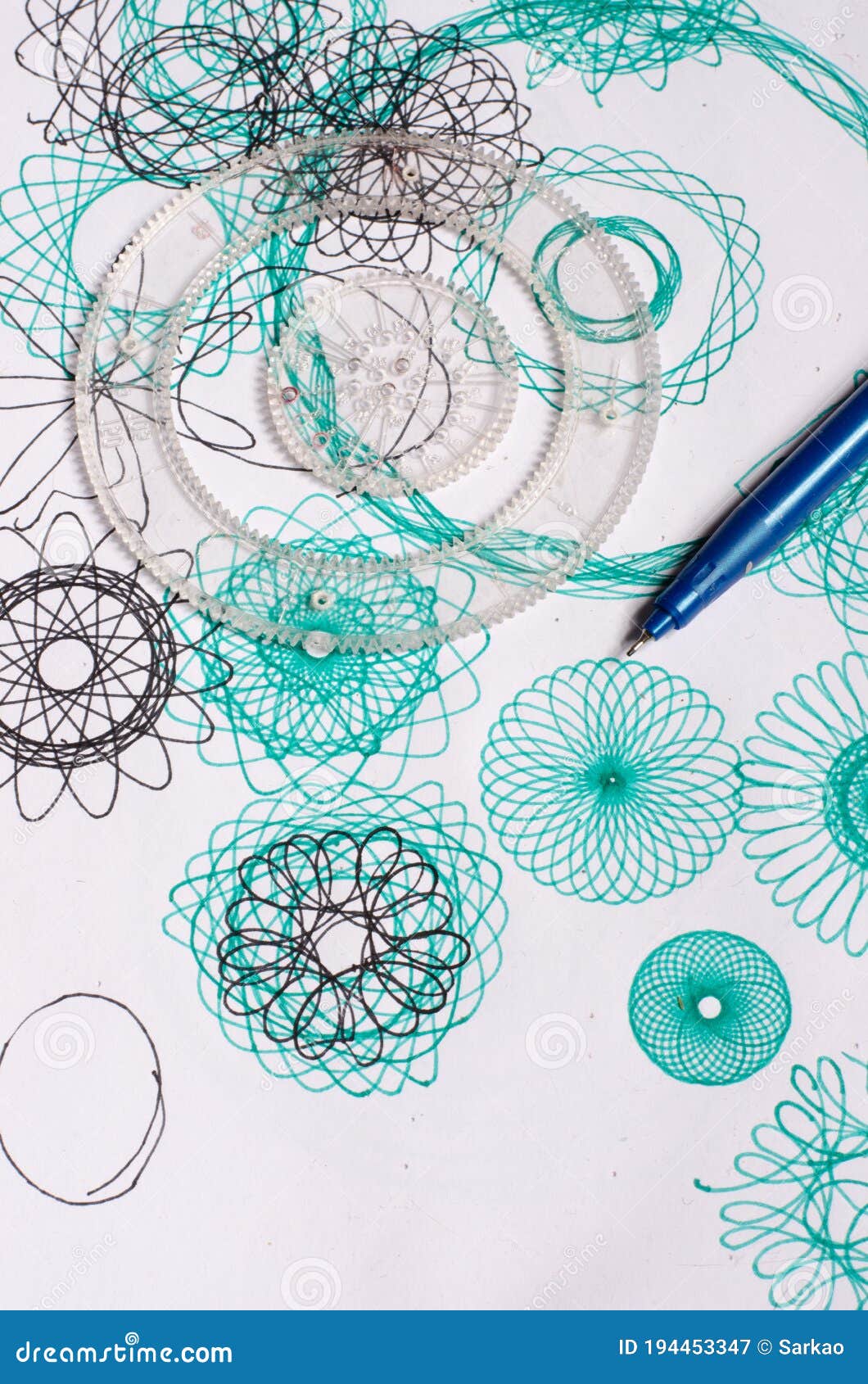 Spirograph Retro Toy Royalty-Free Stock Image | CartoonDealer.com ...