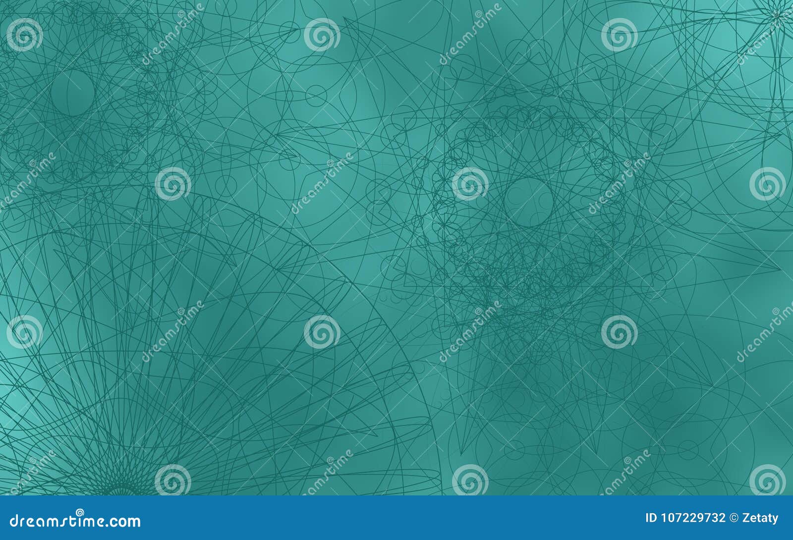 Spirograph`s Abstract Pattern Background Stock Illustration ...
