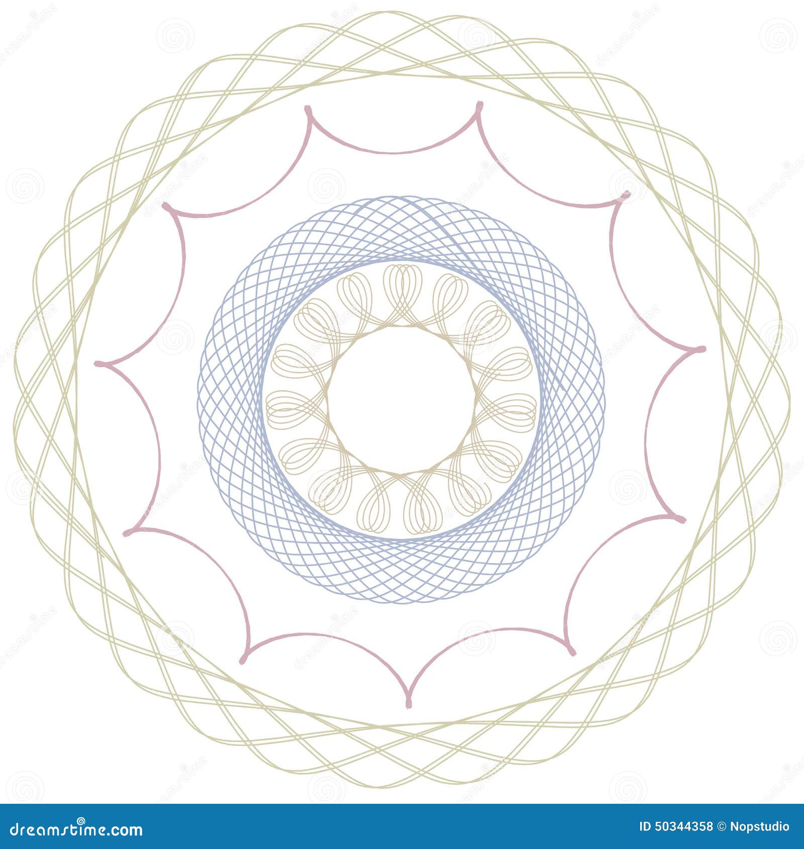 Spirol graph Vector Art stock vector. Illustration of pencil - 50344358