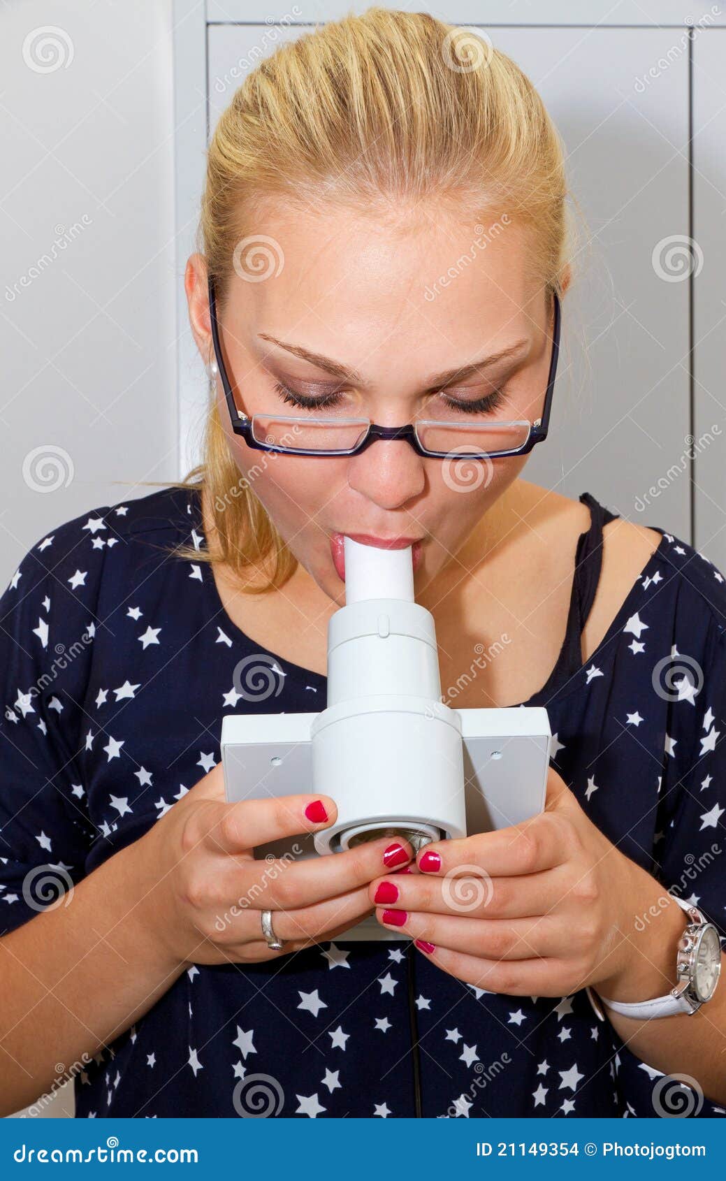 Spirometer stock photo. Image of measuring, breathing - 21149354