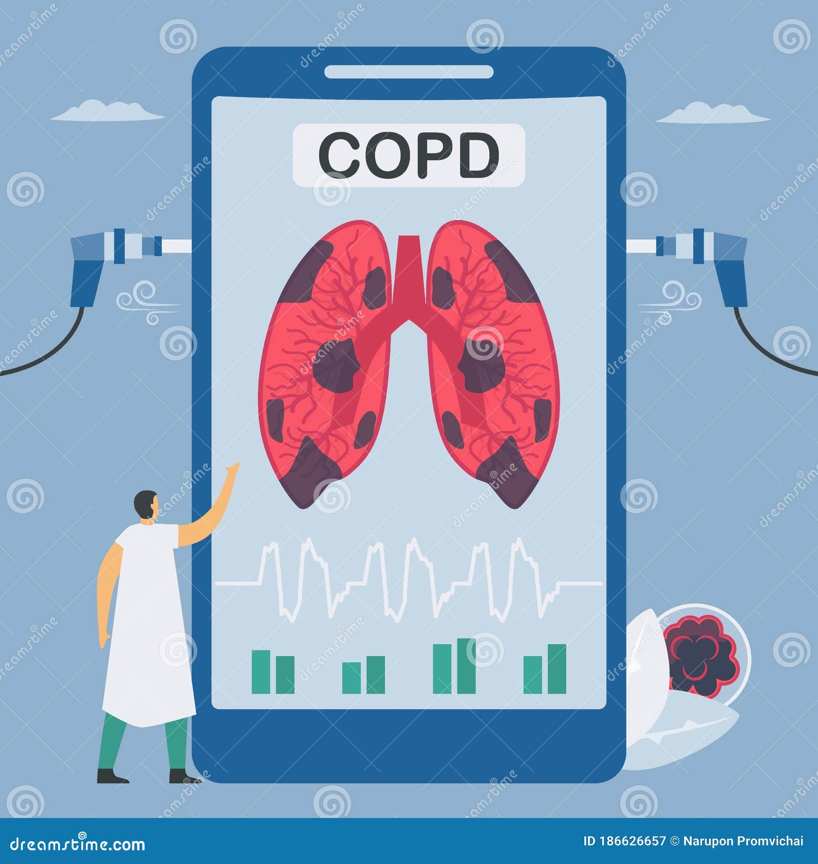 Spirometry Is A Test Used To Measure Lung Function. Chronic Obstructive ...
