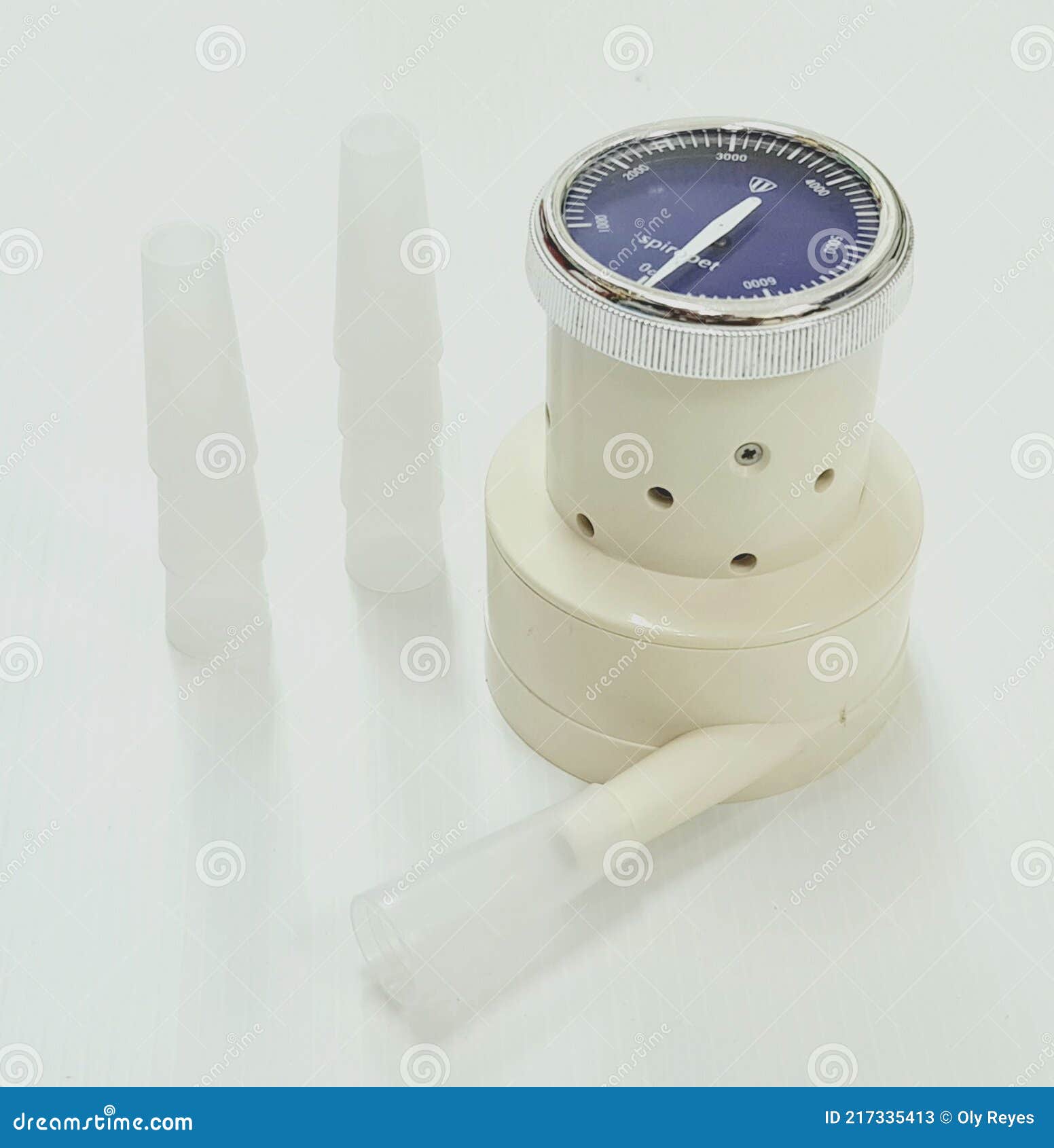 Spiropet for Measuring Lung Capacity Stock Image - Image of ceramic ...