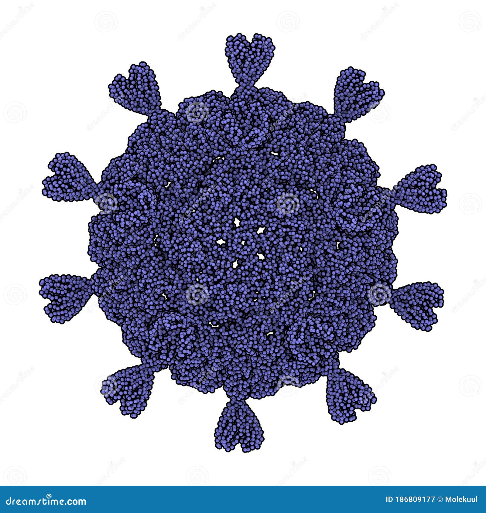 Spiroplasma Virus SP4, Capsid Structure. Phage Virus that Infects the ...