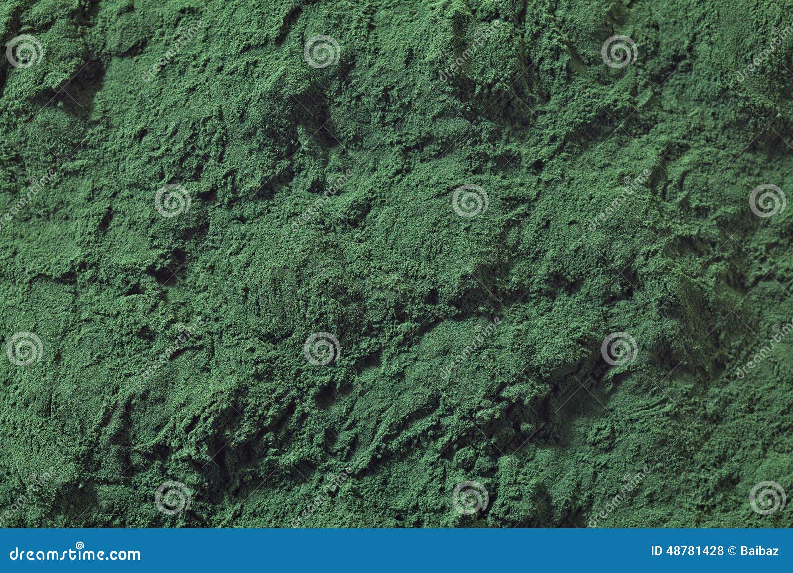 Spirulina algae powder stock photo. Image of supplement - 48781428