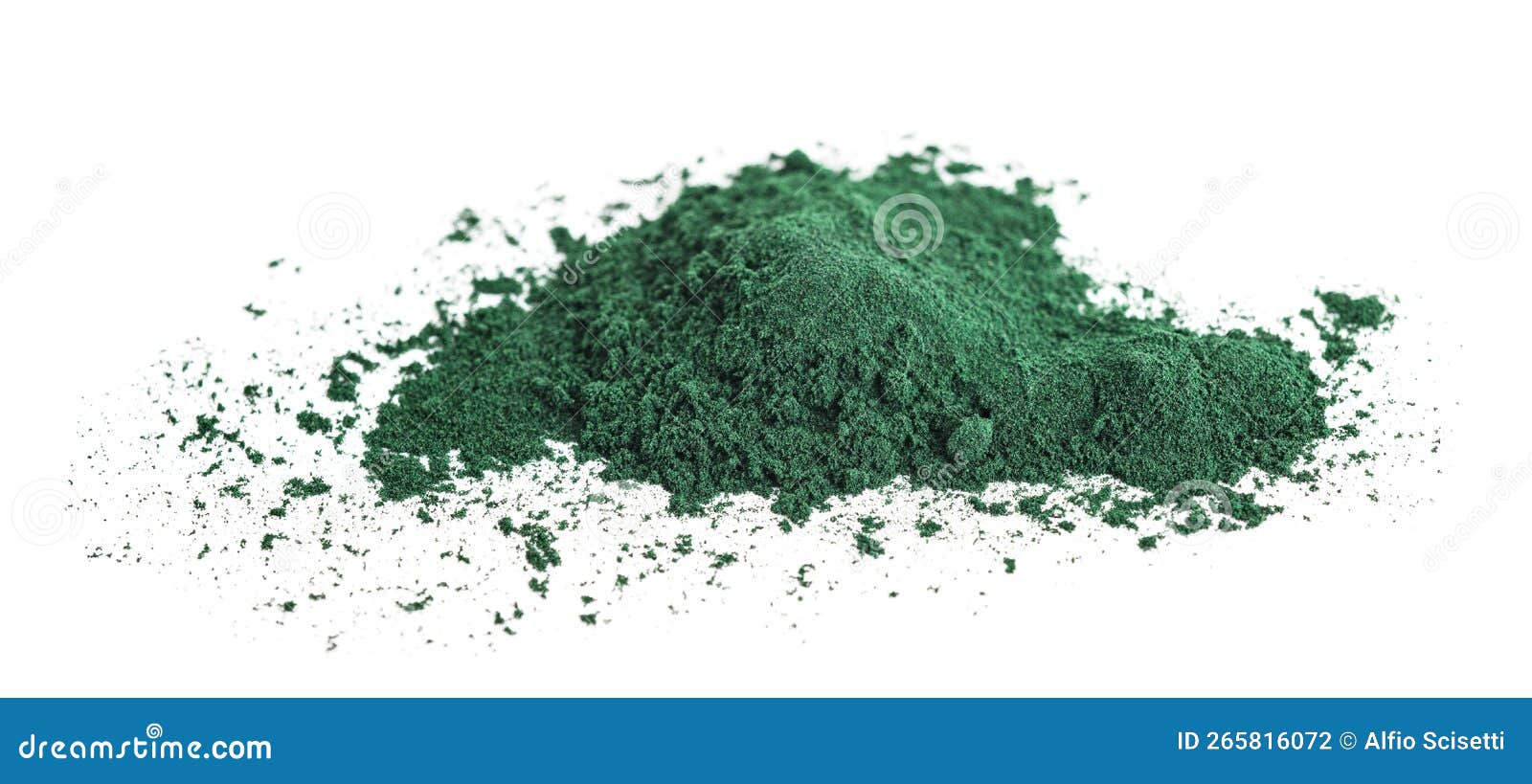 Spirulina powder heap stock photo. Image of health, seaweed - 265816072