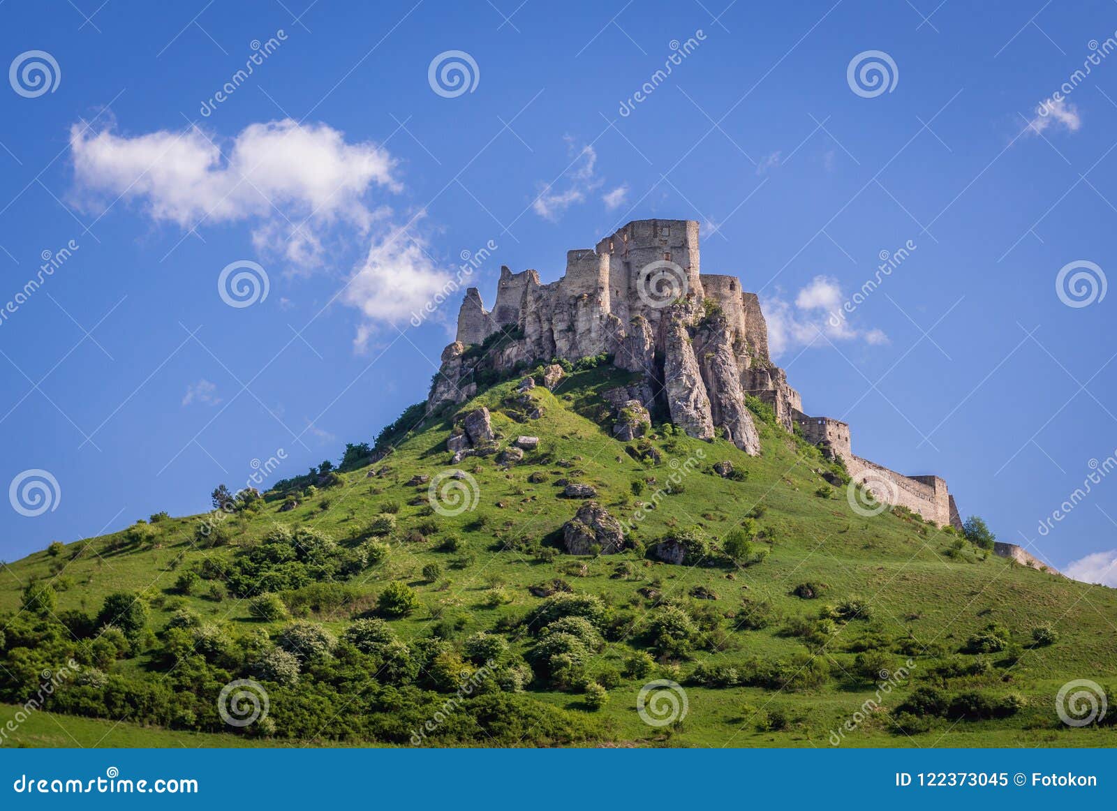 Spis Castle in Slovakia stock image. Image of slovak - 122373045