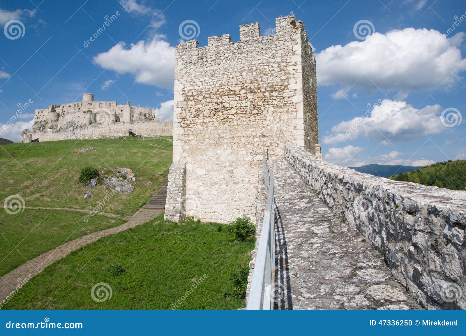 Spis castle , Slovakia stock photo. Image of location - 47336250