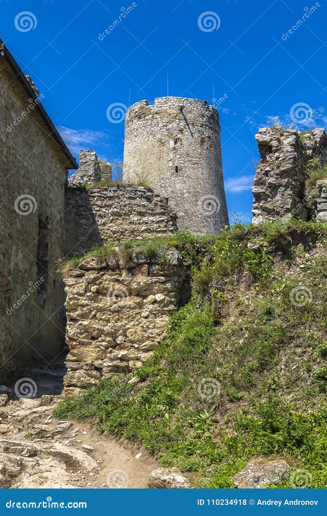 Spis Castle in Slovakia stock photo. Image of beautiful - 110234918