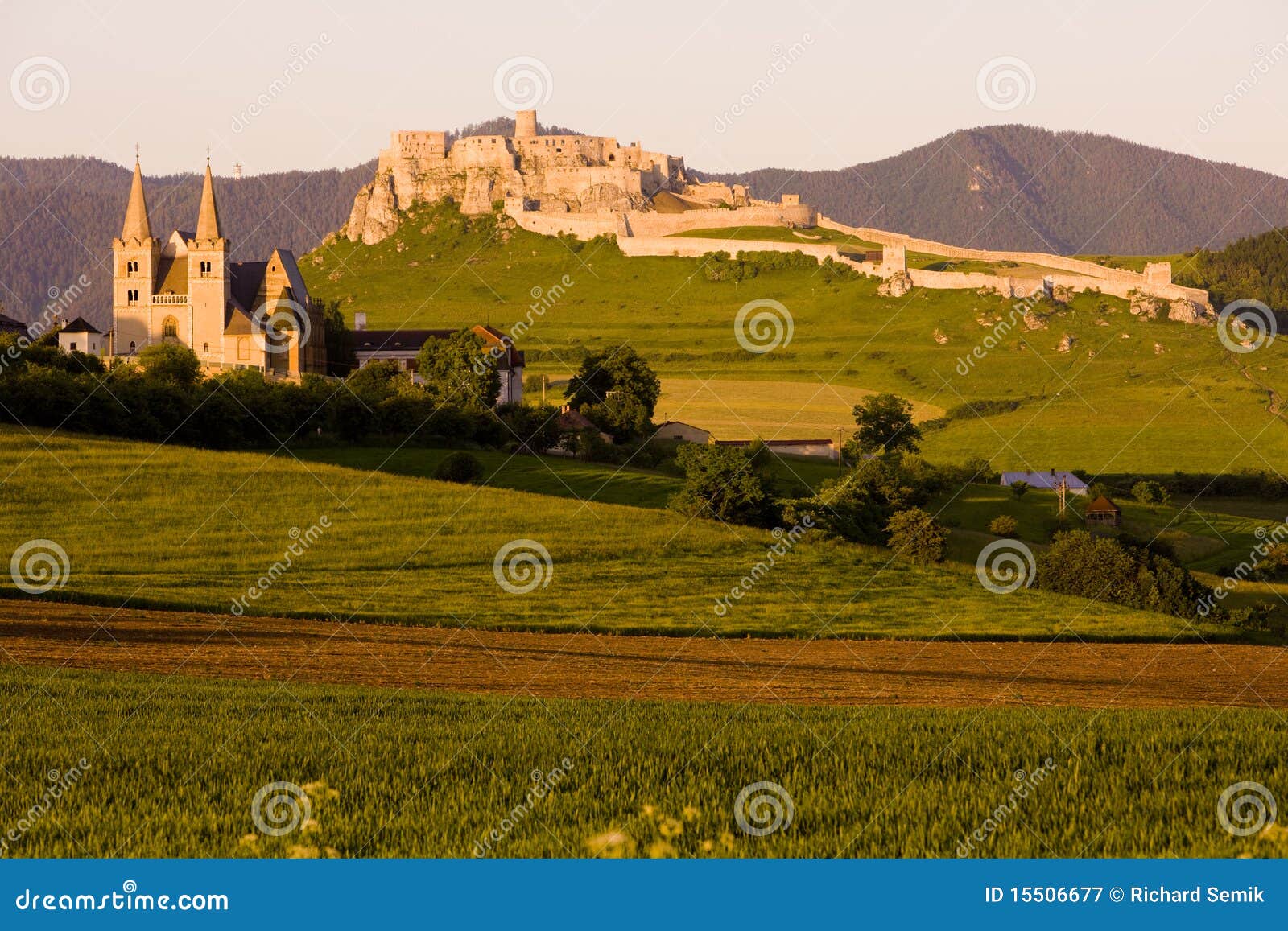 Spissky Castle, Slovakia stock image. Image of europe - 15506677
