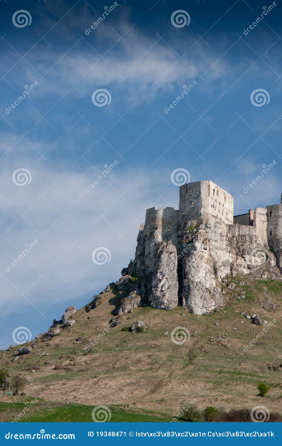 Spissky Castle, Slovakia stock image. Image of fortress - 19348471