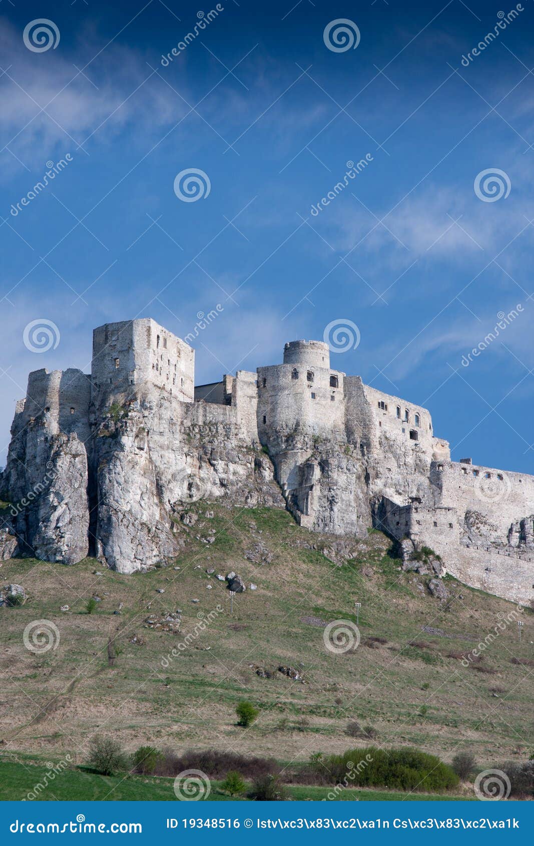 Spissky Castle, Slovakia stock photo. Image of architecture - 19348516